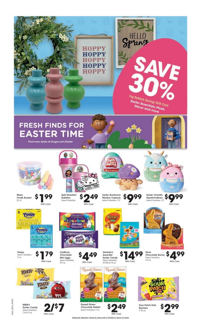 Kroger Weekly Ad Feb 26 – Mar 04, 2025 (Easter Promotion Included)