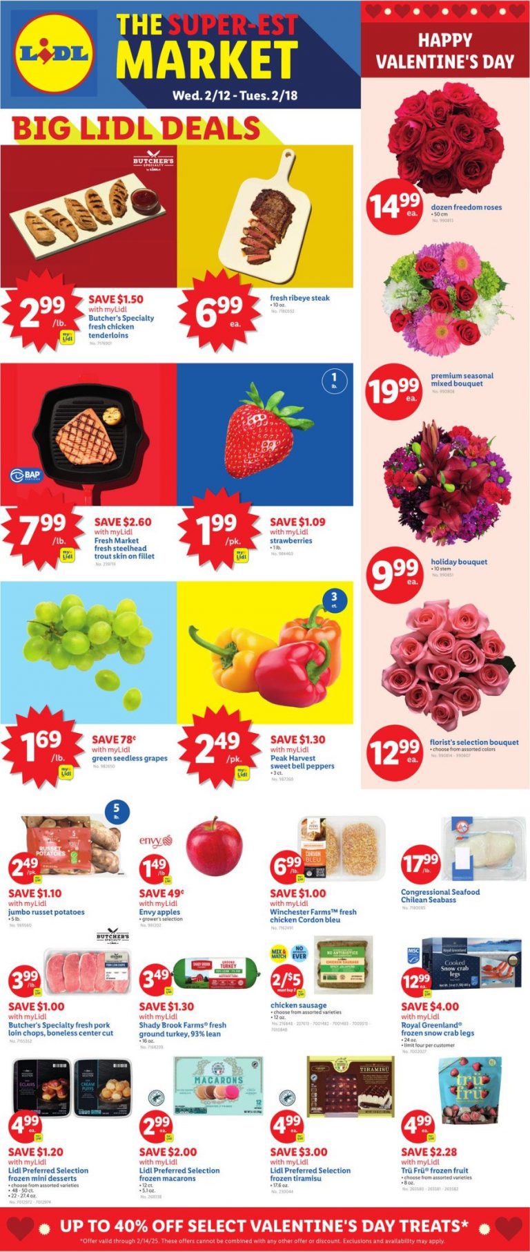 Lidl Weekly Ad Feb 12 – Feb 18, 2025 (Valentine's Day Promotion Included)