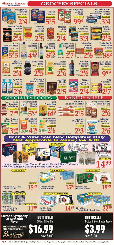 Market Basket Weekly Ad Mar 02 – Mar 08, 2025