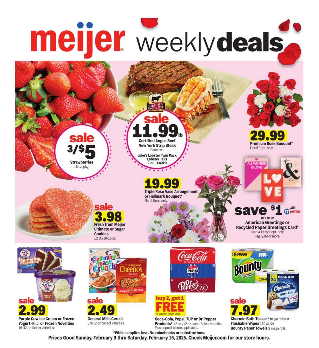 Meijer Weekly Ad Feb 09 – Feb 15, 2025 (Valentine's Day Promotion Included)