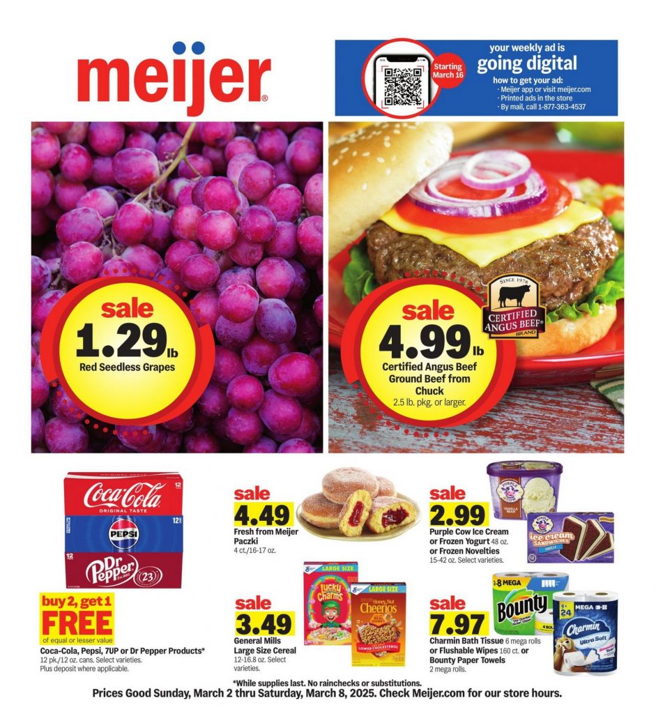 Meijer Weekly Ad Mar 02 – Mar 08, 2025