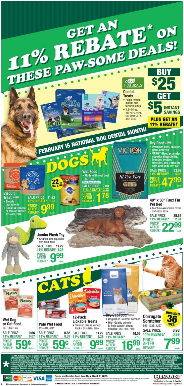 Menards Home Essentials Ad Feb 16 – Mar 02, 2025