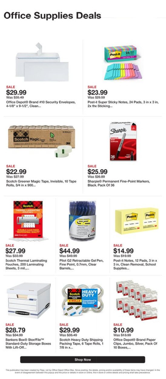 Office Depot Weekly Ad Feb 24 – Mar 02, 2025