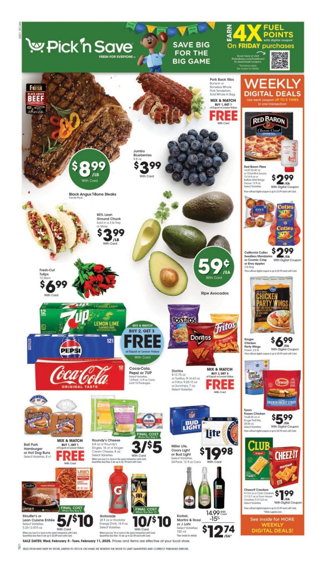 Pick 'n Save Weekly Ad Feb 05 – Feb 11, 2025 (Valentine's Day Promotion Included)