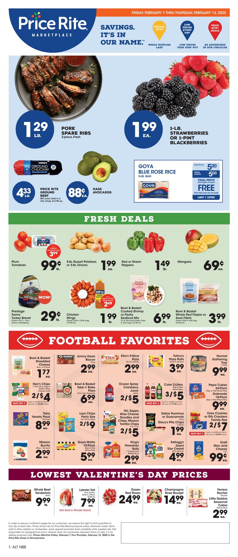 Price Rite Weekly Ad Feb 07 – Feb 13, 2025 (Valentine's Day Promotion ...