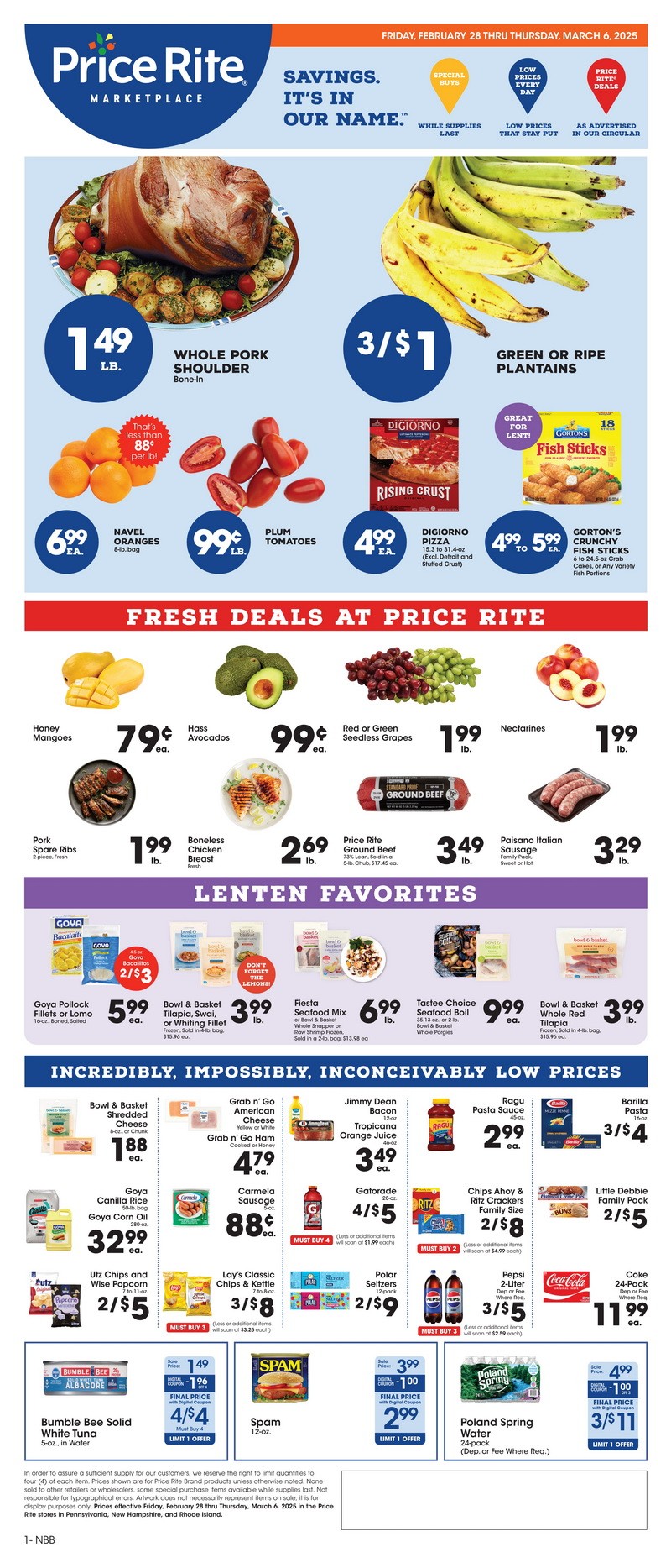 Price Rite Weekly Ad Feb 28 – Mar 06, 2025