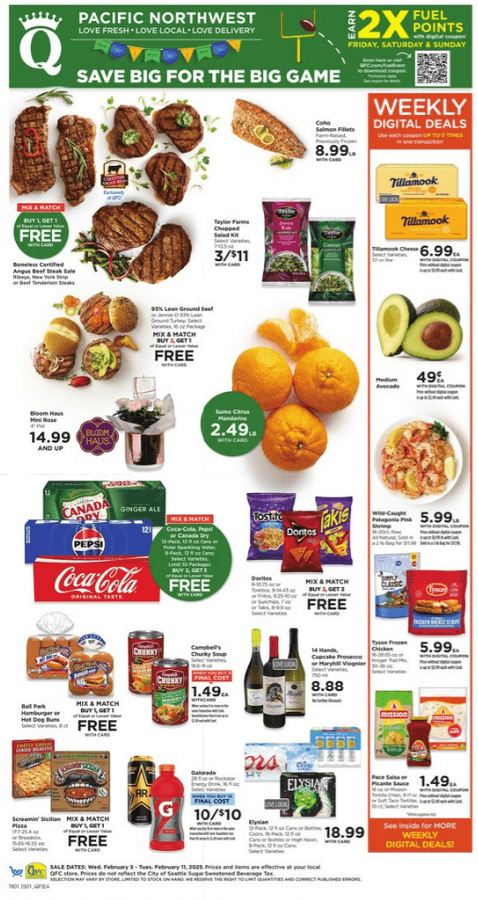 QFC Weekly Ad Feb 05 – Feb 11, 2025 (Valentine's Day Promotion Included)