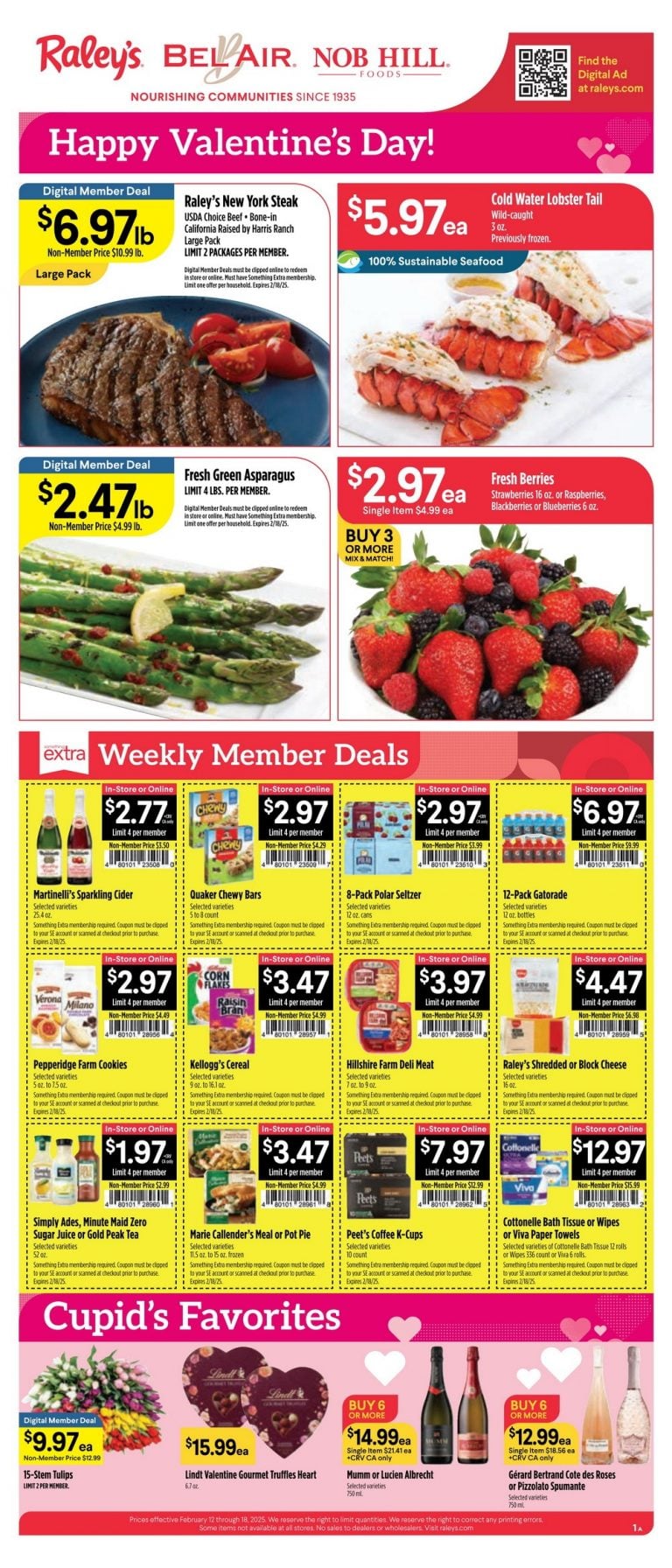 Raley's Weekly Ad Feb 12 – Feb 18, 2025 (Valentine's Day Promotion ...