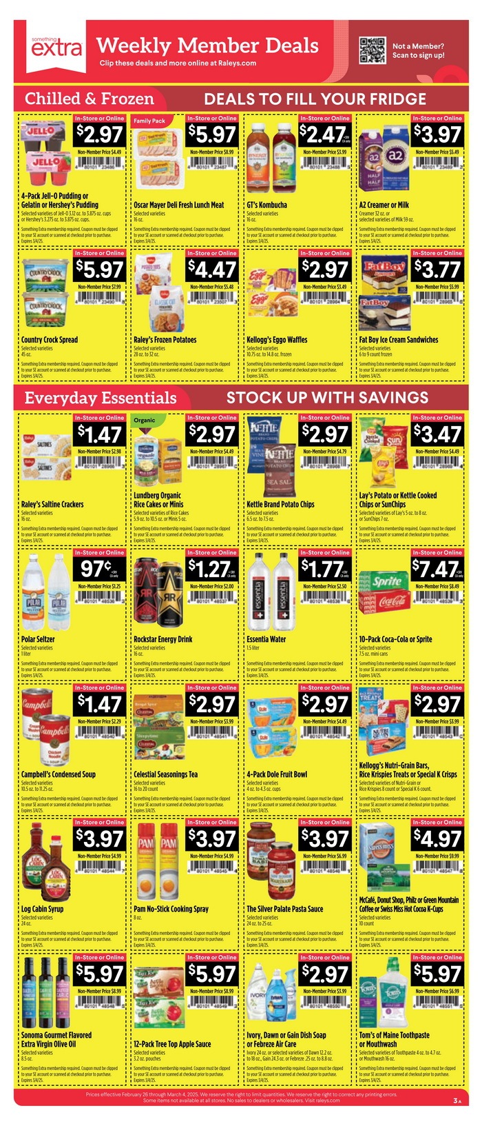 Raley's Supermarkets Weekly Ad Feb 26 – Mar 04, 2025