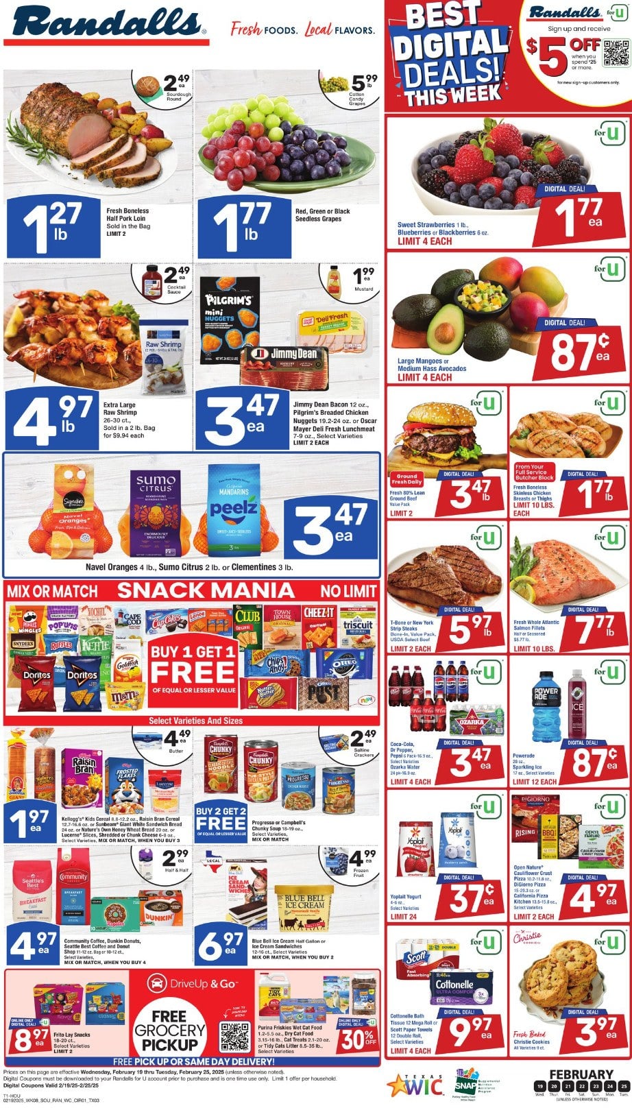 Randalls Weekly Ad Feb 19 – Feb 25, 2025