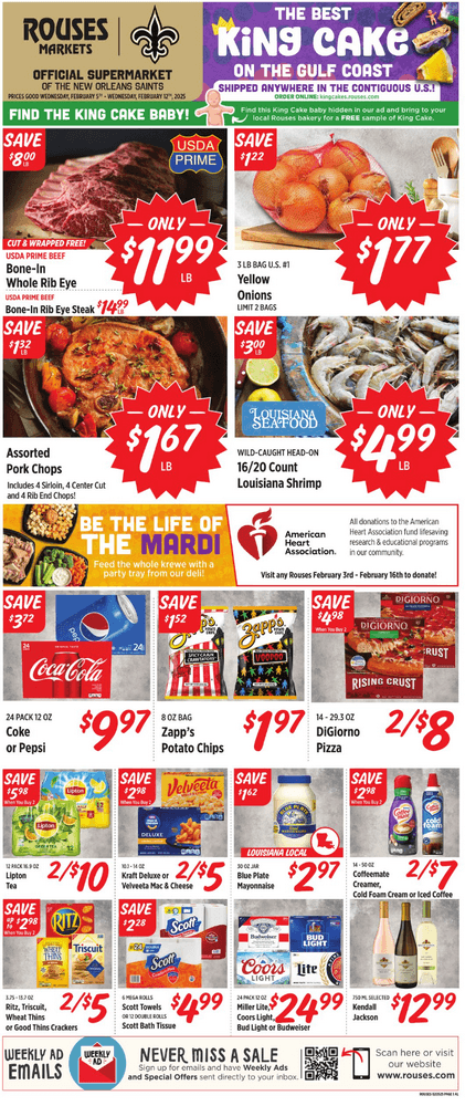 Rouses Weekly Ad Feb 05 – Feb 12, 2025