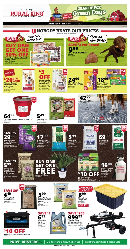 Rural King Weekly Ad Feb 13 – Feb 26, 2025