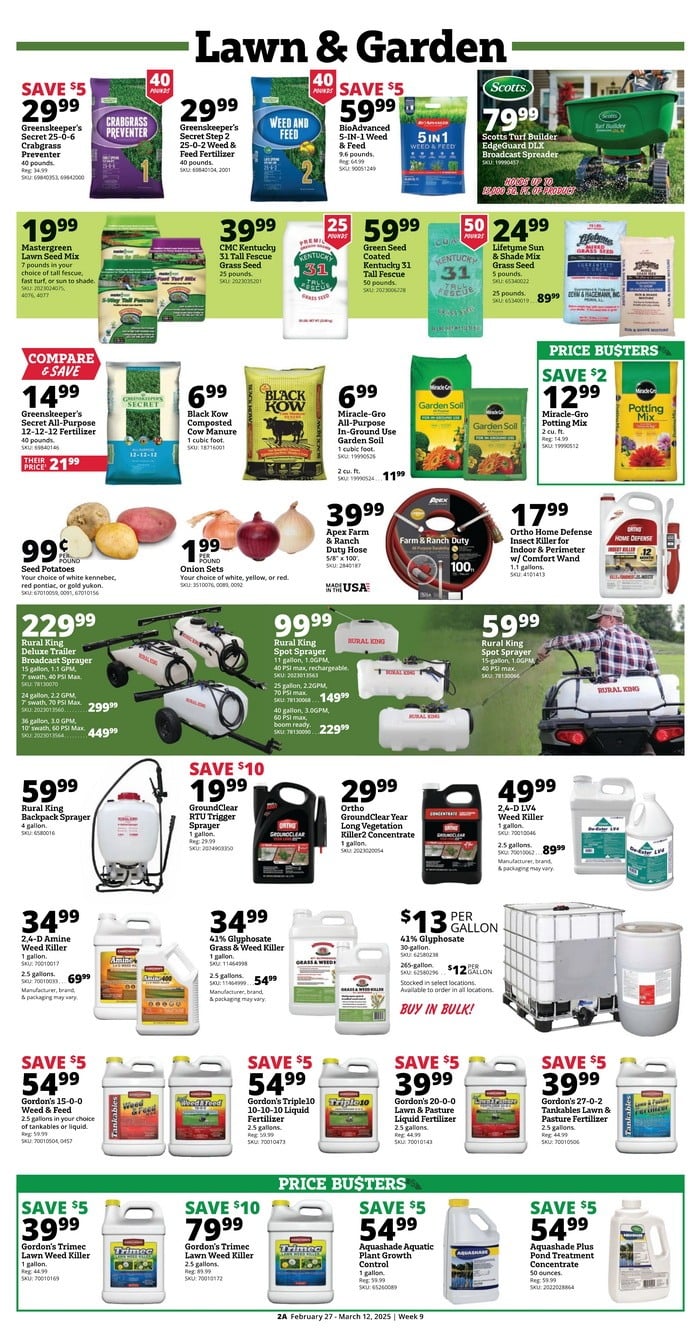 Rural King Weekly Ad Feb 27 – Mar 12, 2025