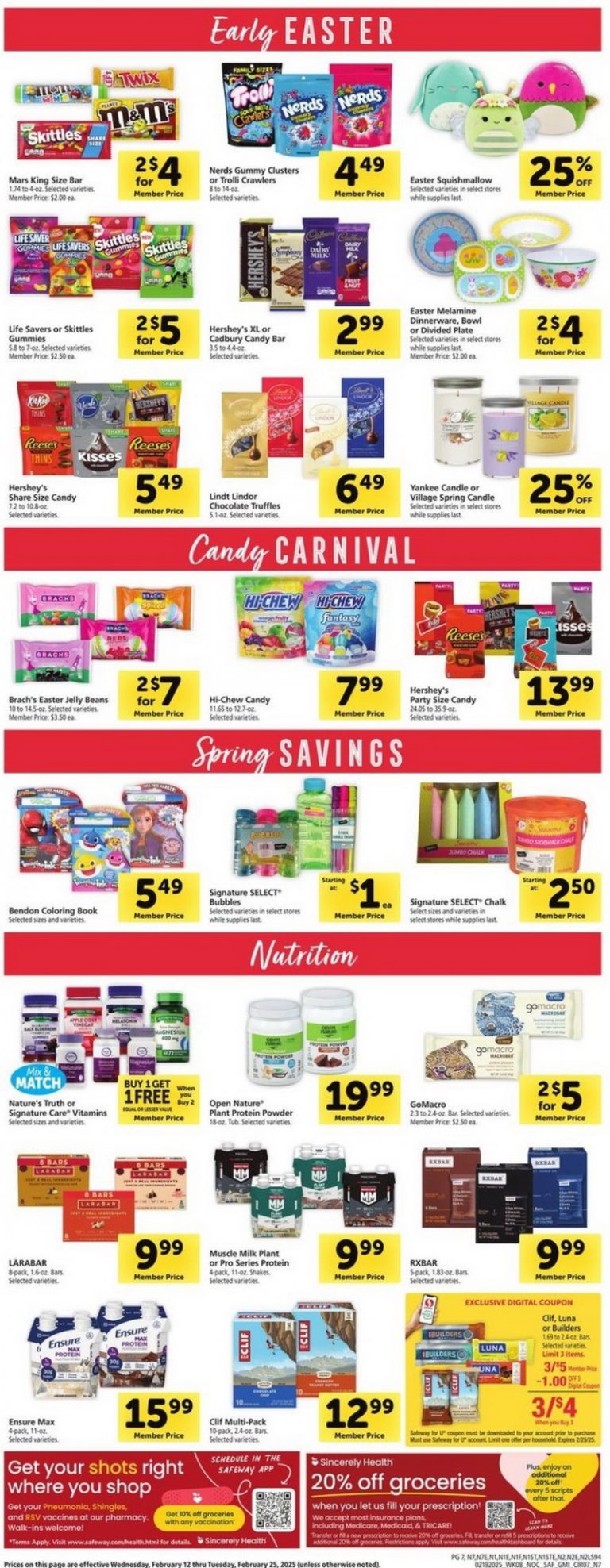 Safeway Weekly Ad Feb 19 – Feb 25, 2025