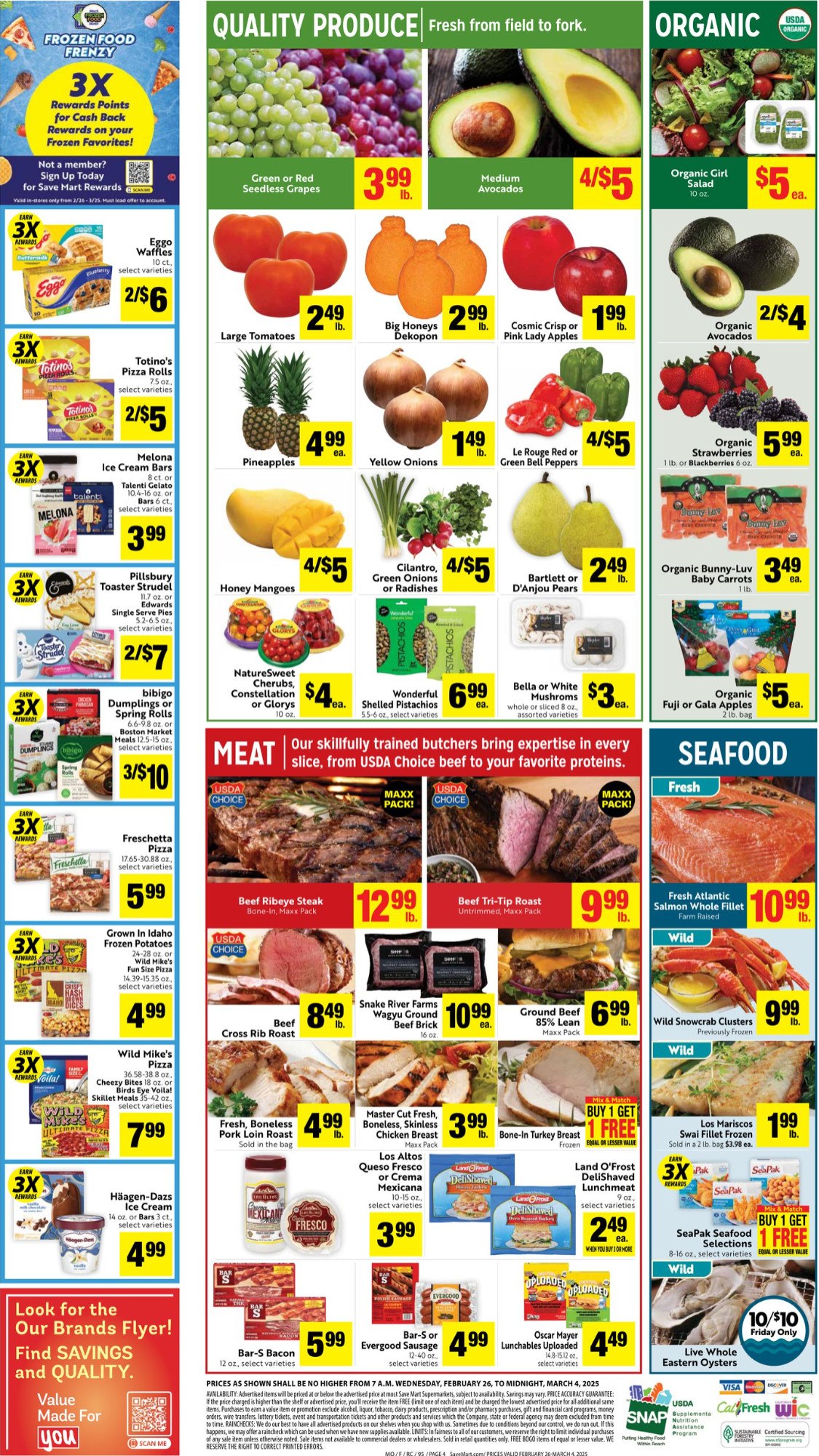 Save Mart Supermarkets Weekly Ad Feb 26 – Mar 04, 2025