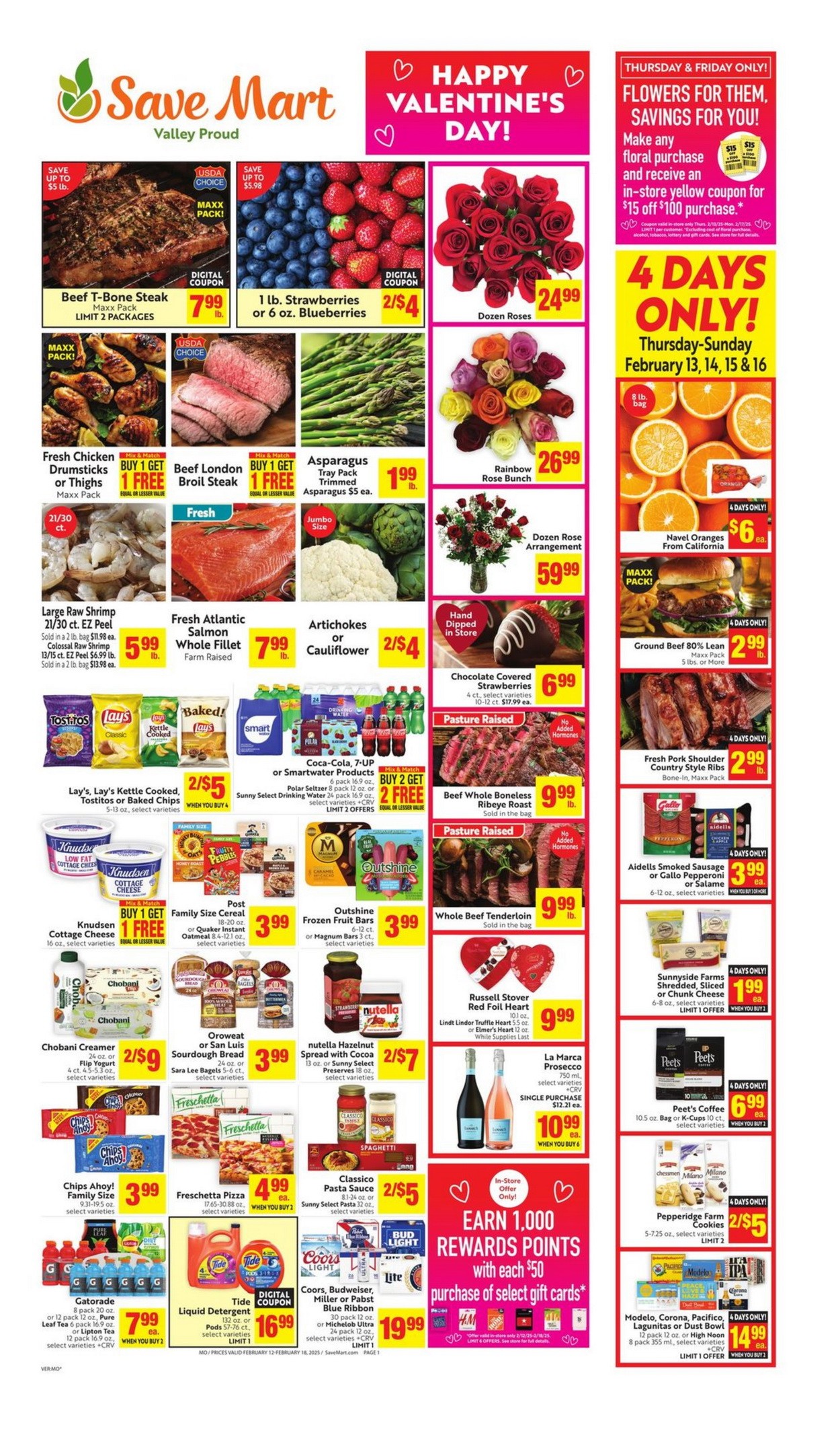Save Mart Supermarkets Weekly Ad Feb 12 – Feb 18, 2025 (Valentine's Day ...