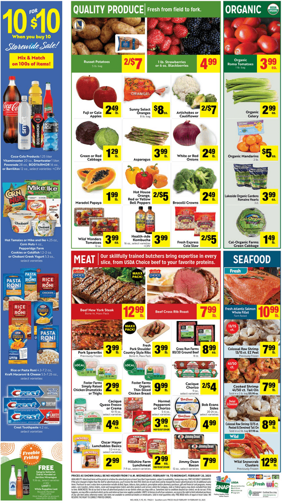 Save Mart Supermarkets Weekly Ad Feb 19 – Feb 25, 2025