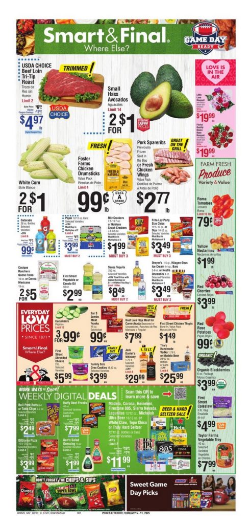 Smart & Final Weekly Ad Feb 05 – Feb 11, 2025