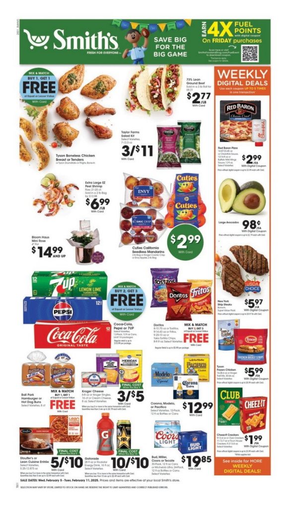 Smith's Food and Drug Weekly Ad Feb 05 – Jan 11, 2025 (Valentine's Day ...