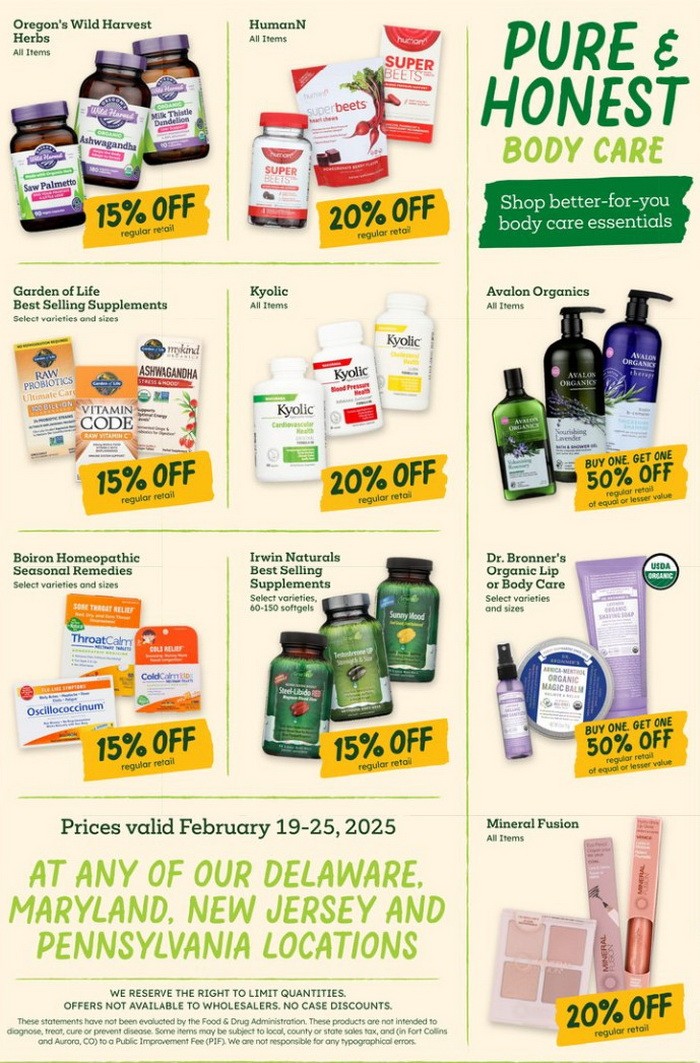Sprouts Weekly Ad Feb 19 – Feb 25, 2025