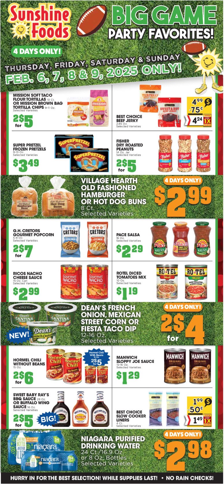 Sunshine Foods Weekly Ad Feb 05 – Feb 11, 2025