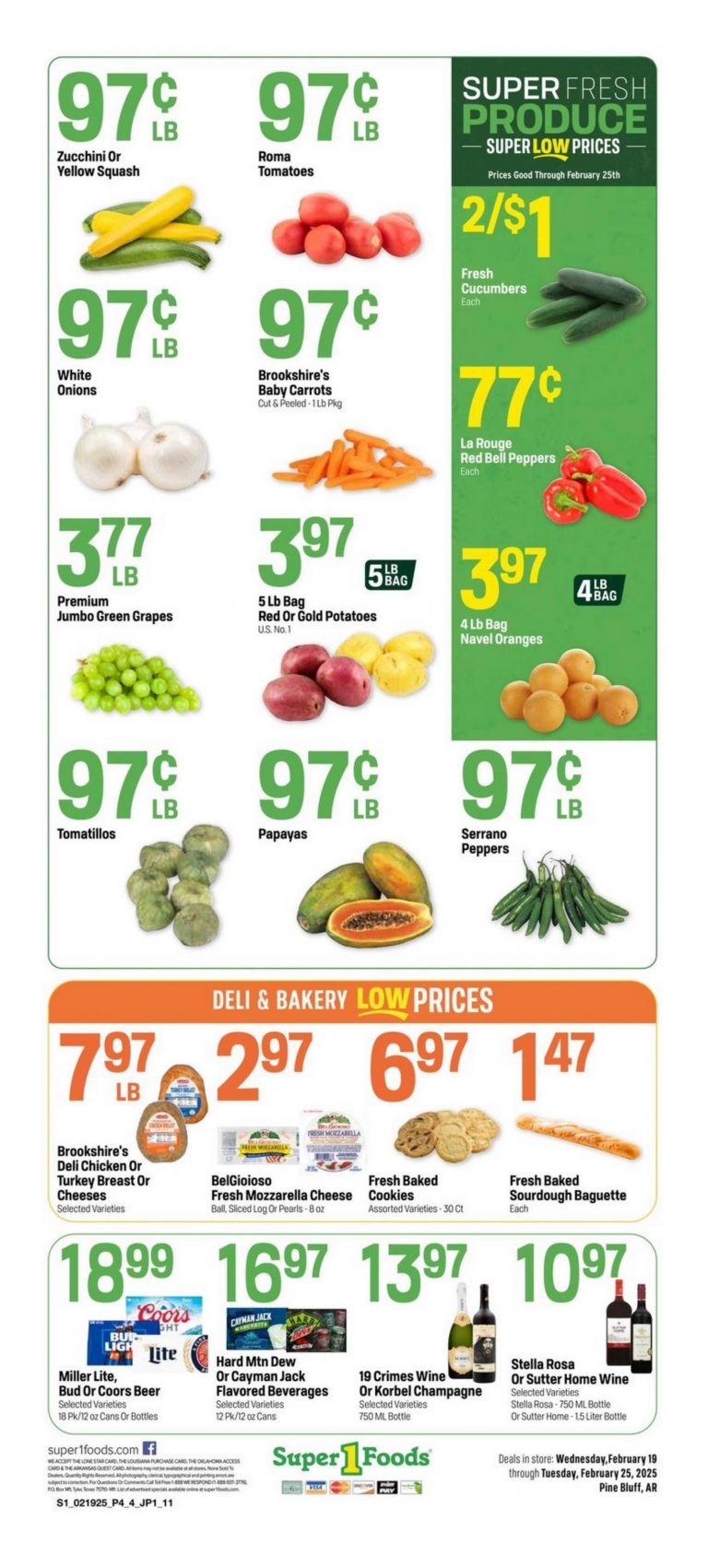 Super 1 Foods Weekly Ad Feb 19 – Feb 25, 2025