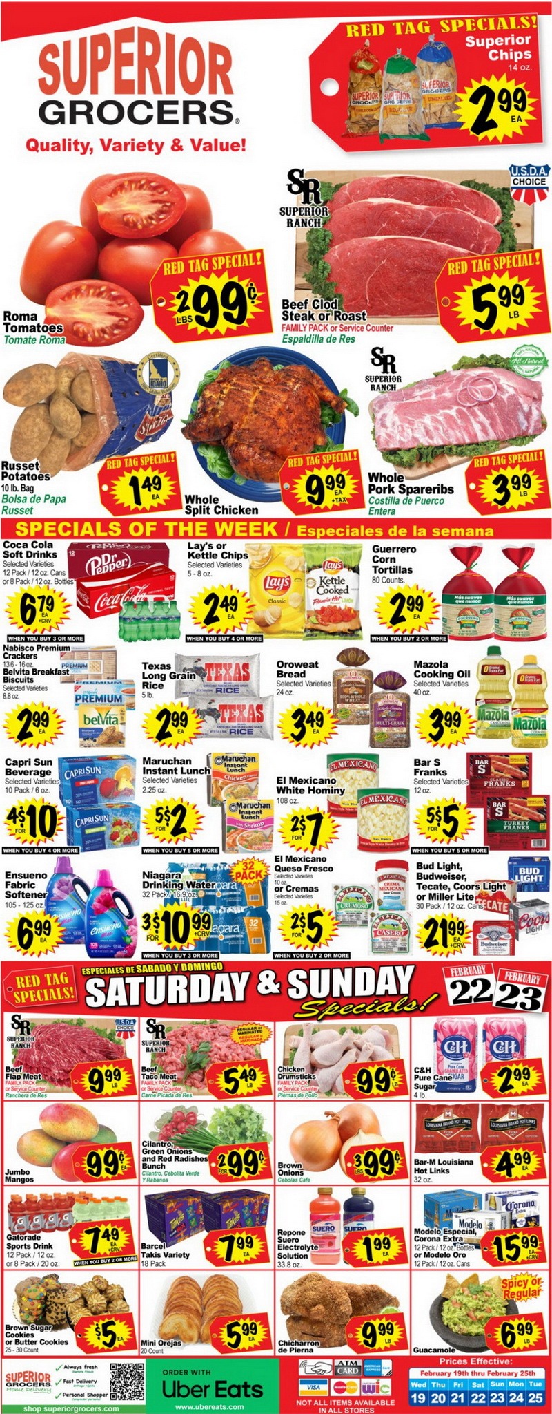 Superior Grocers Weekly Ad Feb 19 – Feb 25, 2025