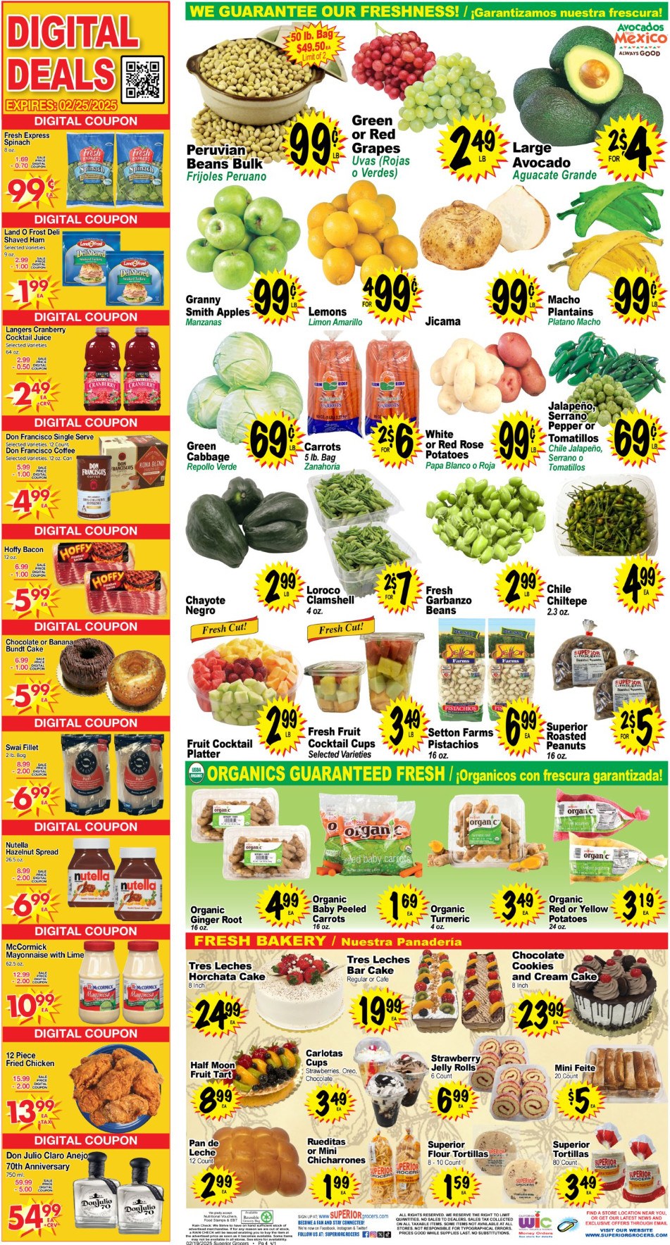 Superior Grocers Weekly Ad Feb 19 – Feb 25, 2025