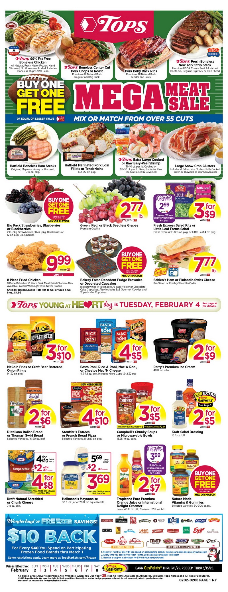 Tops Weekly Ad Feb 02 – Feb 08, 2025 (Valentine's Day Promotion Included)