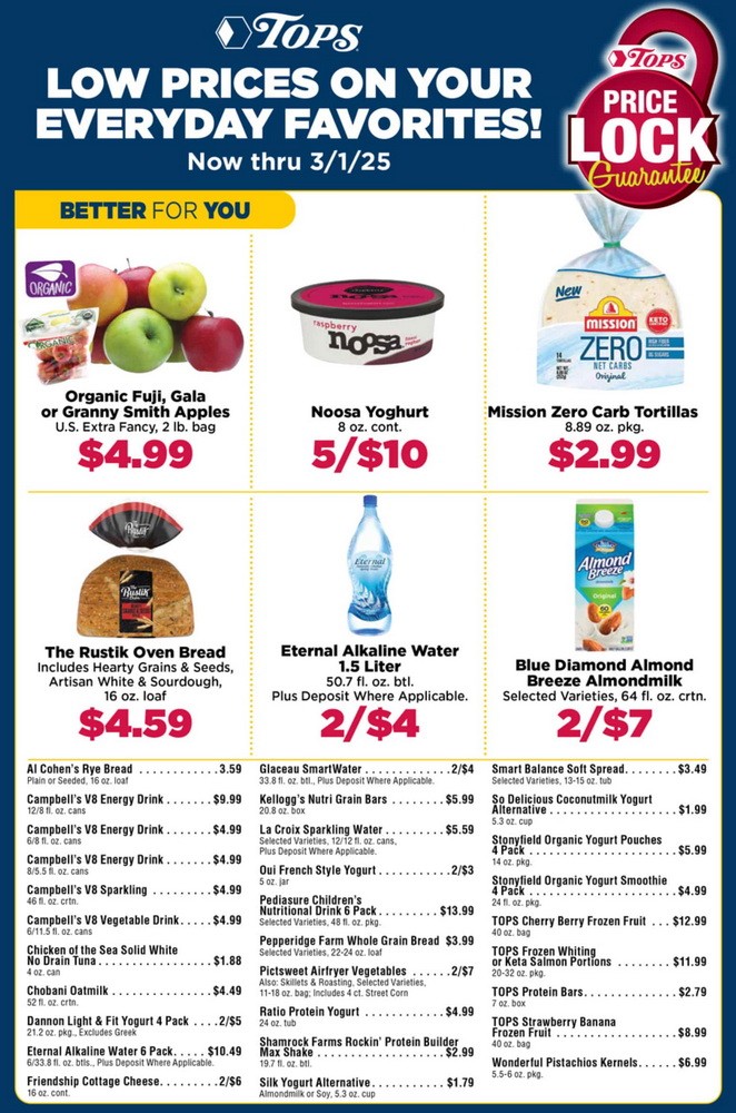 Tops Weekly Ad Feb 09 – Feb 15, 2025 (Valentine's Day Promotion Included)