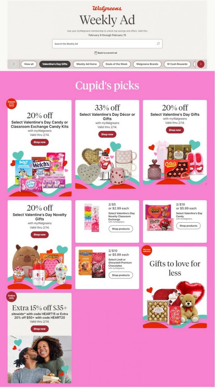 Walgreens Weekly Ad Feb 09 – Feb 15, 2025 (Valentine's Day Promotion ...