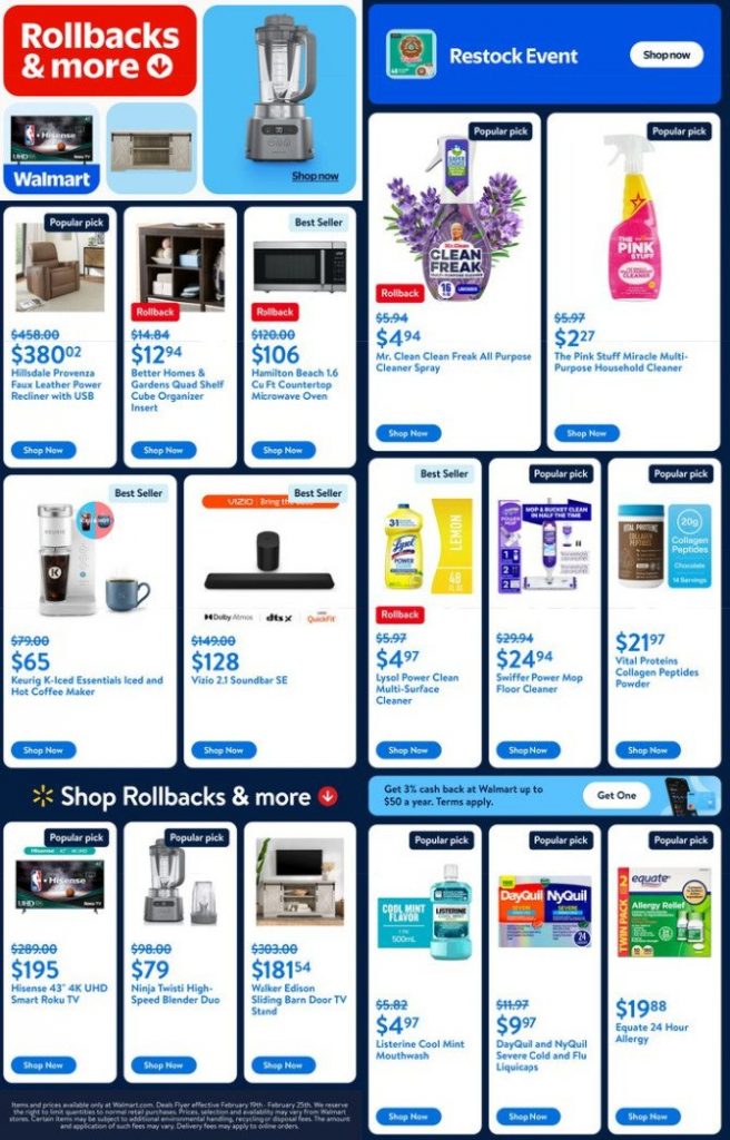 Walmart Weekly Ad Feb 19 – Feb 25, 2025