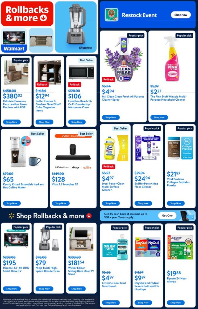 Walmart Weekly Ad Feb 19 – Feb 25, 2025