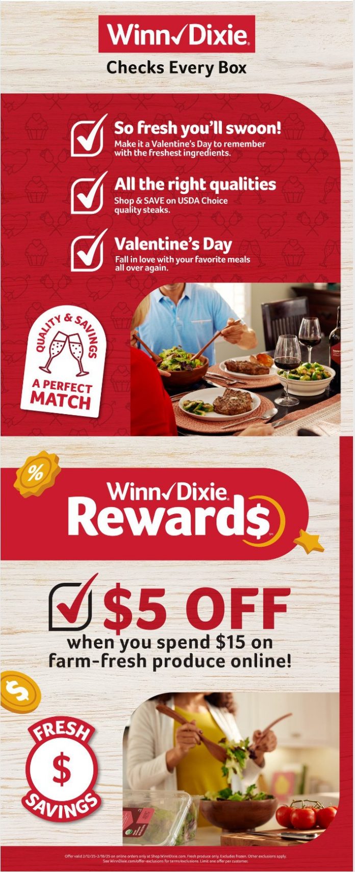 Winn-Dixie Weekly Ad Feb 12– Feb 18, 2025 (Valentine's Day Promotion Included)