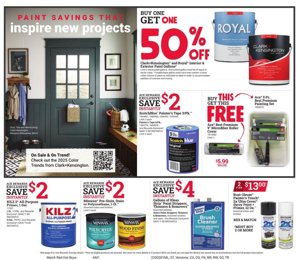 ACE Hardware Monthly Ad Mar 01 – Mar 31, 2025