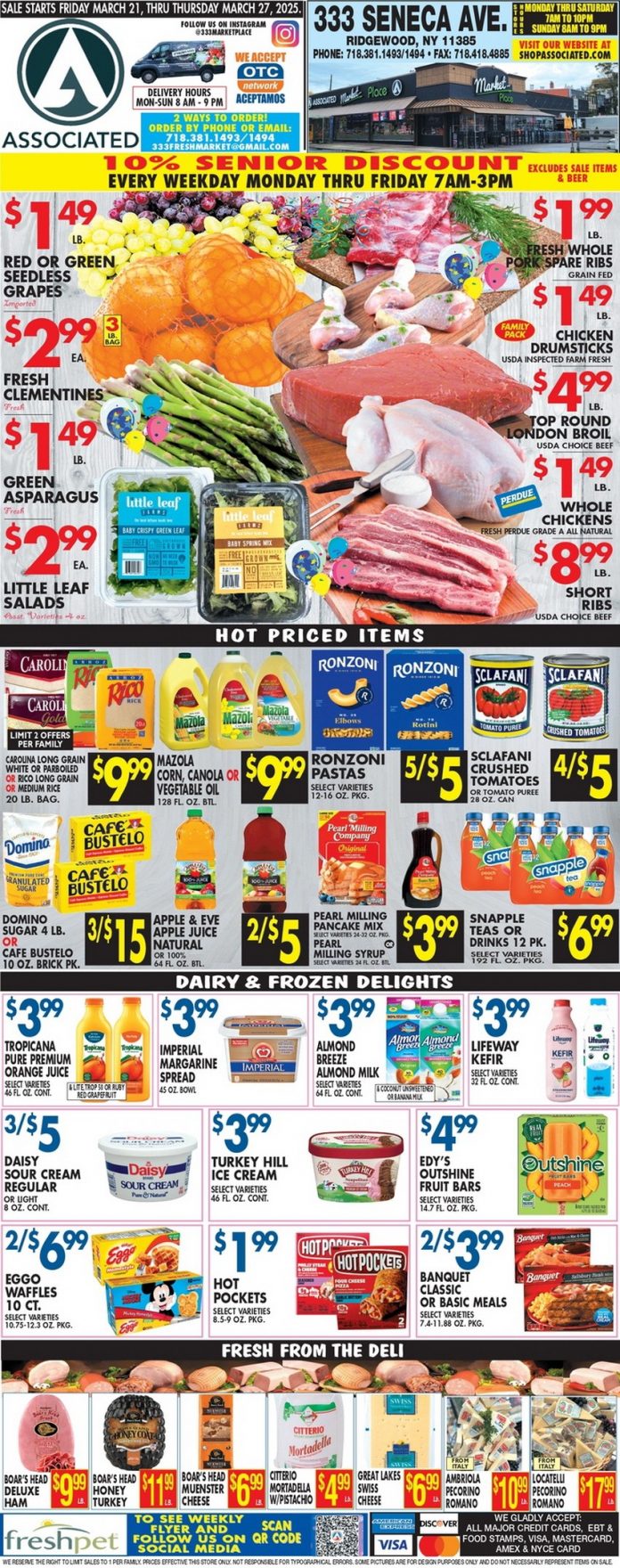 Associated Supermarkets Weekly Ad Mar 21 – Mar 27, 2025