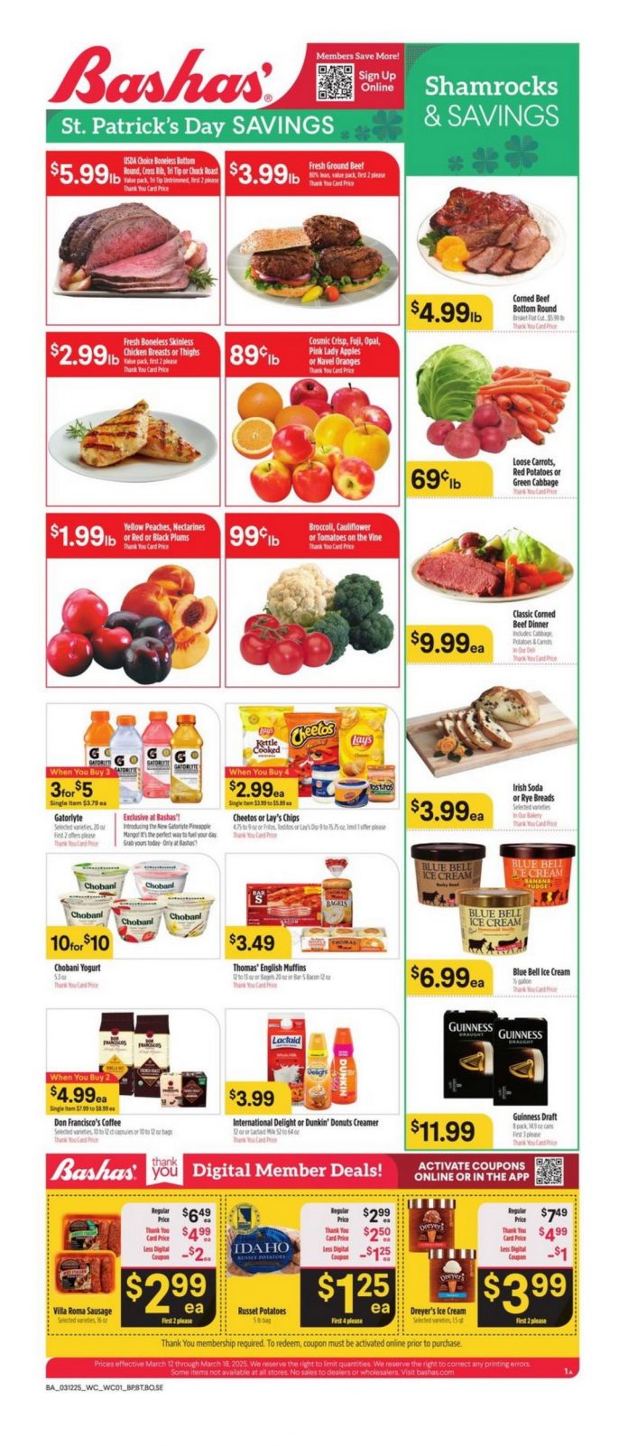 Bashas Weekly Ad Mar 12 – Mar 18, 2025