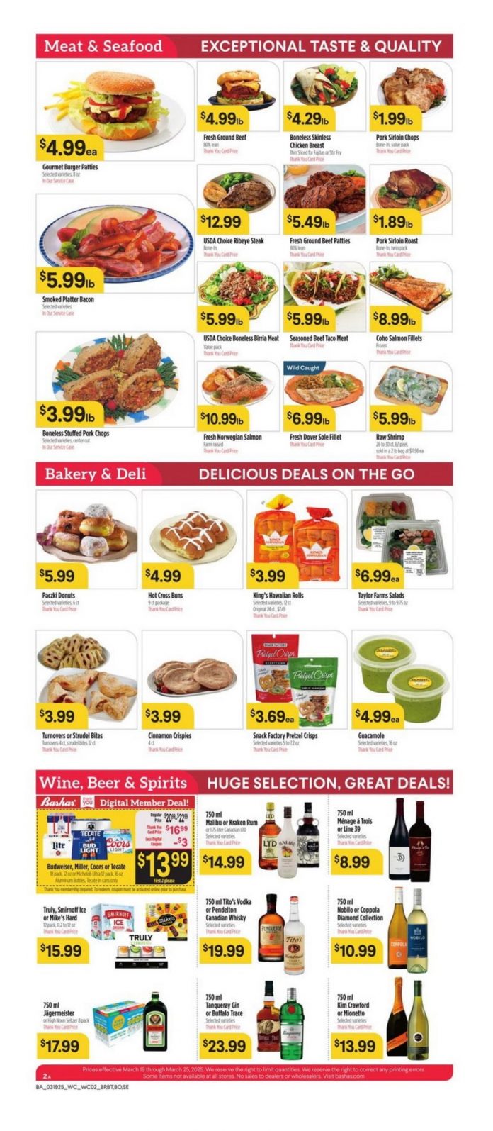Bashas Weekly Ad Mar 19 – Mar 25, 2025