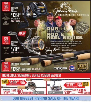 Bass Pro Shops Spring Classic Fishing Sale Mar 06 – Mar 26, 2025