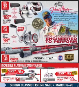 Bass Pro Shops Spring Classic Fishing Sale Mar 06 – Mar 26, 2025