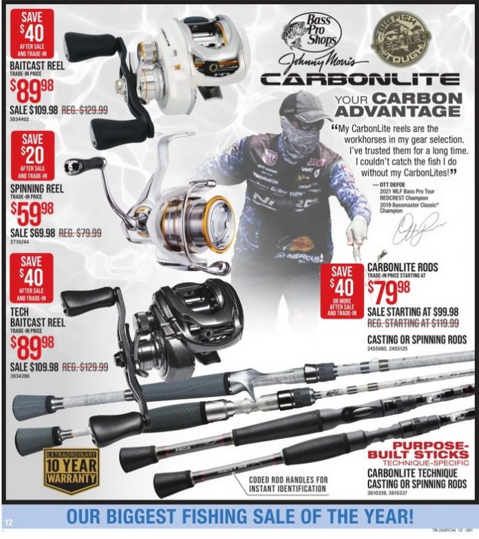 Bass Pro Shops Spring Classic Fishing Sale Mar 06 – Mar 26, 2025