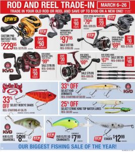 Bass Pro Shops Spring Classic Fishing Sale Mar 06 – Mar 26, 2025