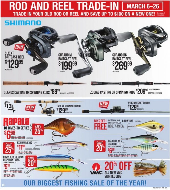 Bass Pro Shops Spring Classic Fishing Sale Mar 06 – Mar 26, 2025