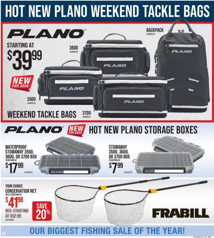 Bass Pro Shops Spring Classic Fishing Sale Mar 06 – Mar 26, 2025