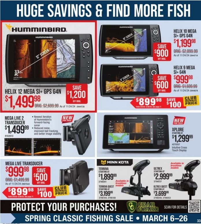 Bass Pro Shops Spring Classic Fishing Sale Mar 06 – Mar 26, 2025