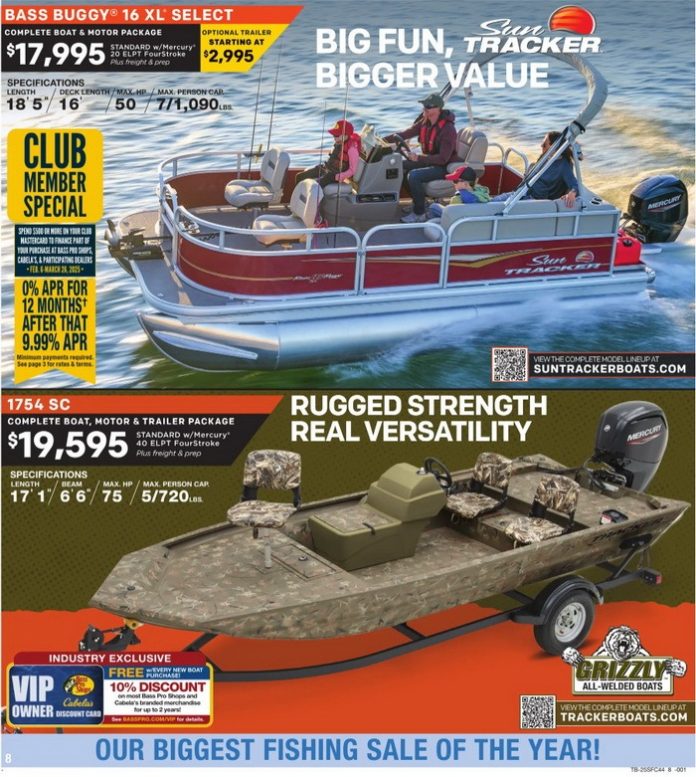 Bass Pro Shops Spring Classic Fishing Sale Mar 06 – Mar 26, 2025