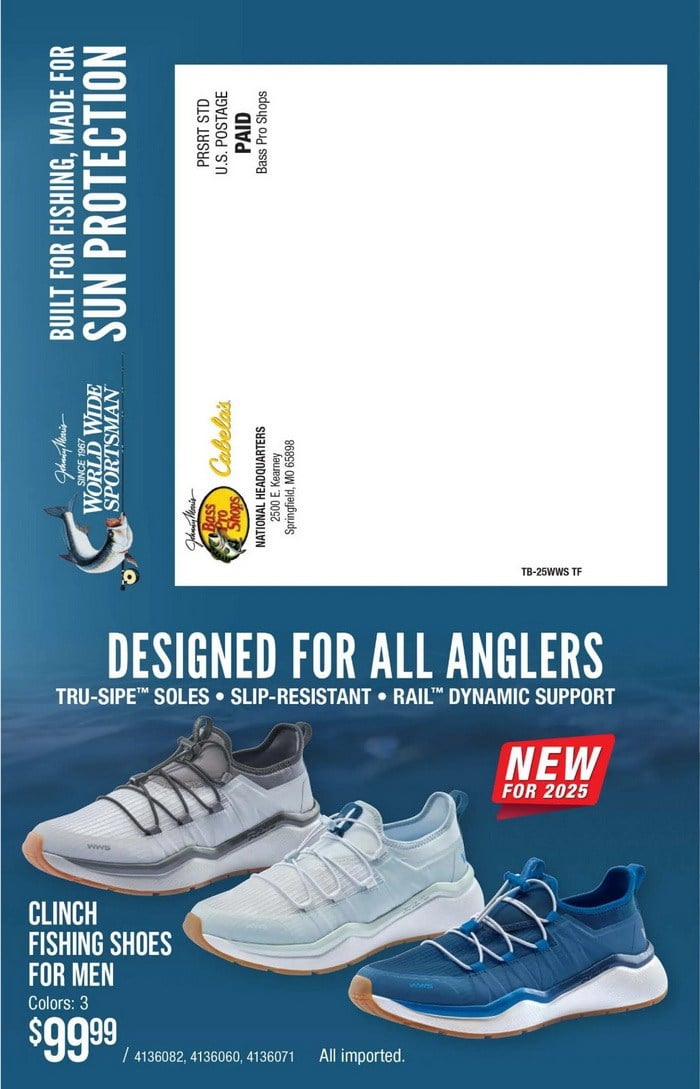 Bass Pro Shops World Wide Sportsman Performance Apparel Sale Apr 03 ...