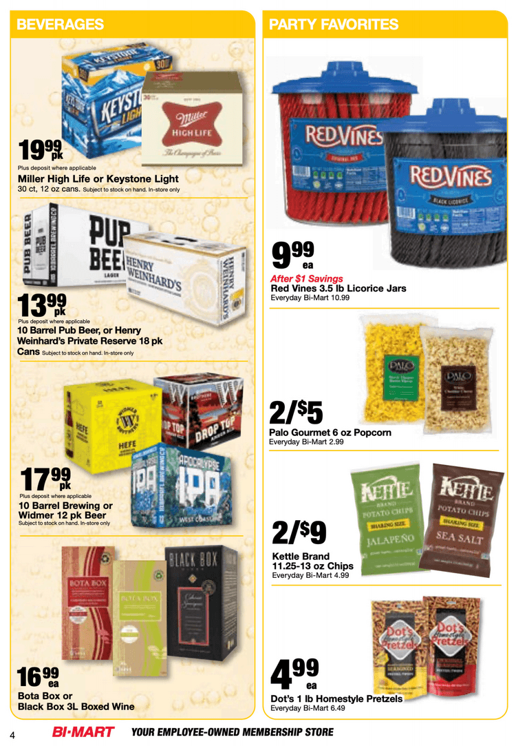 Bi-Mart Weekly Ad Mar 11 – Mar 24, 2025
