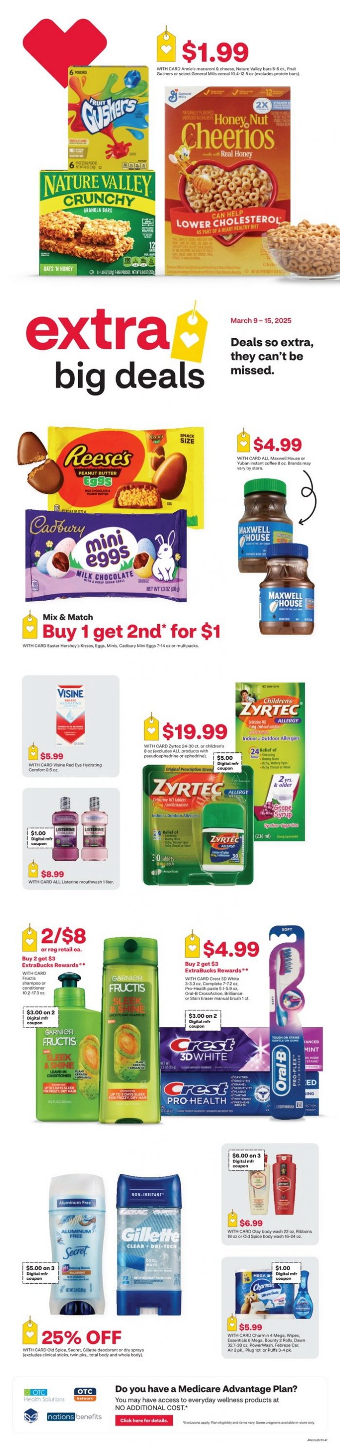 CVS Weekly Ad Mar 09 – Mar 15, 2025 (Easter Promotion Included)