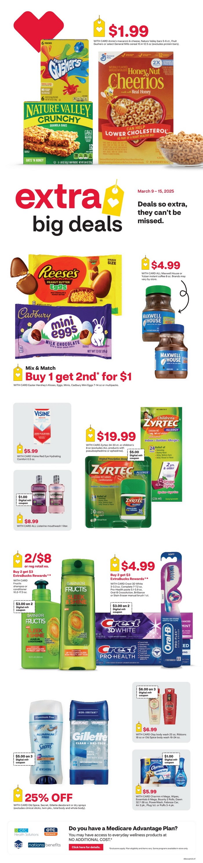 CVS Weekly Ad Mar 09 – Mar 15, 2025 (Easter Promotion Included)